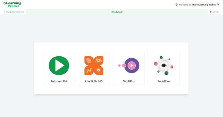 Access the Olive Learning Wallet – Olive for Education